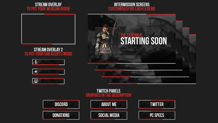 Stream Overlays | Free & Premium Overlays for Twitch, TikTok & Beyond ...